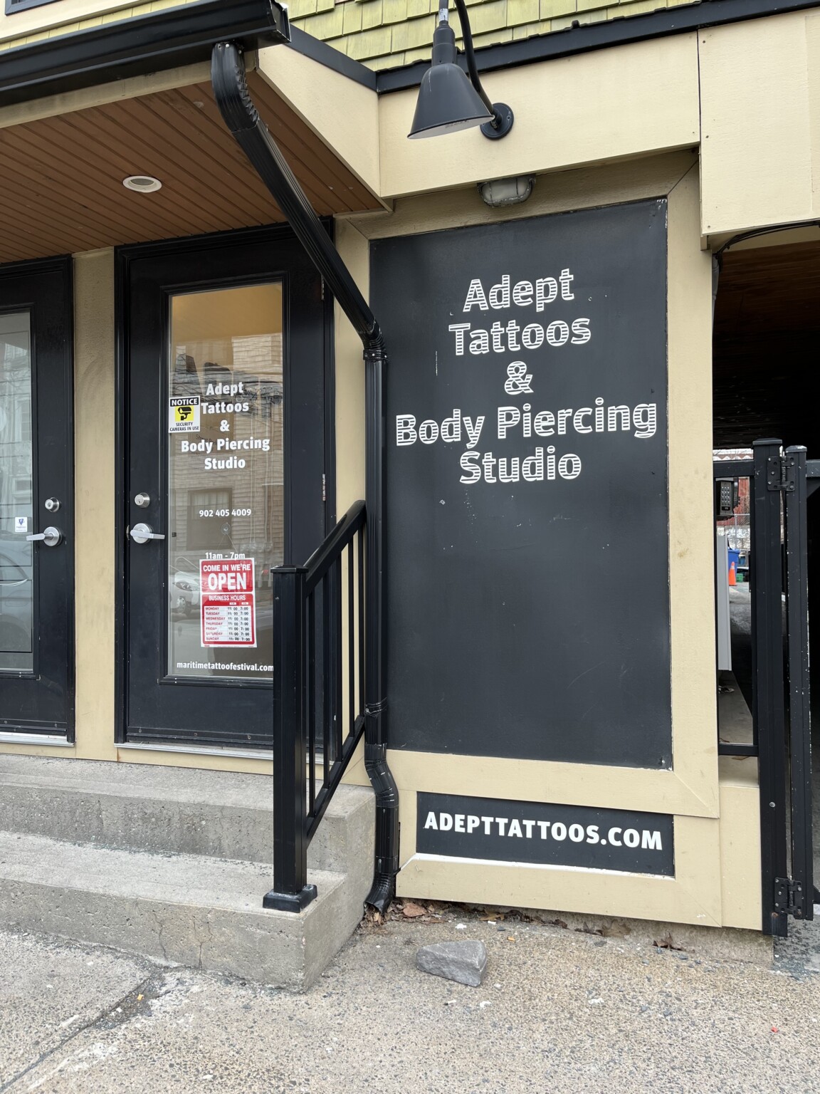 Halifax location – Adept Tattoos & Body Piercing Studio